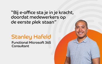 Microsoft 365 Consultant Stanley: “Jezelf ontwikkelen, dat kan bij e ...